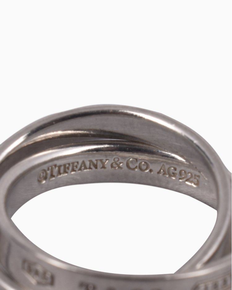 Anel Tiffany & Co. Original Interlocking Circles Prata 925 Feminino